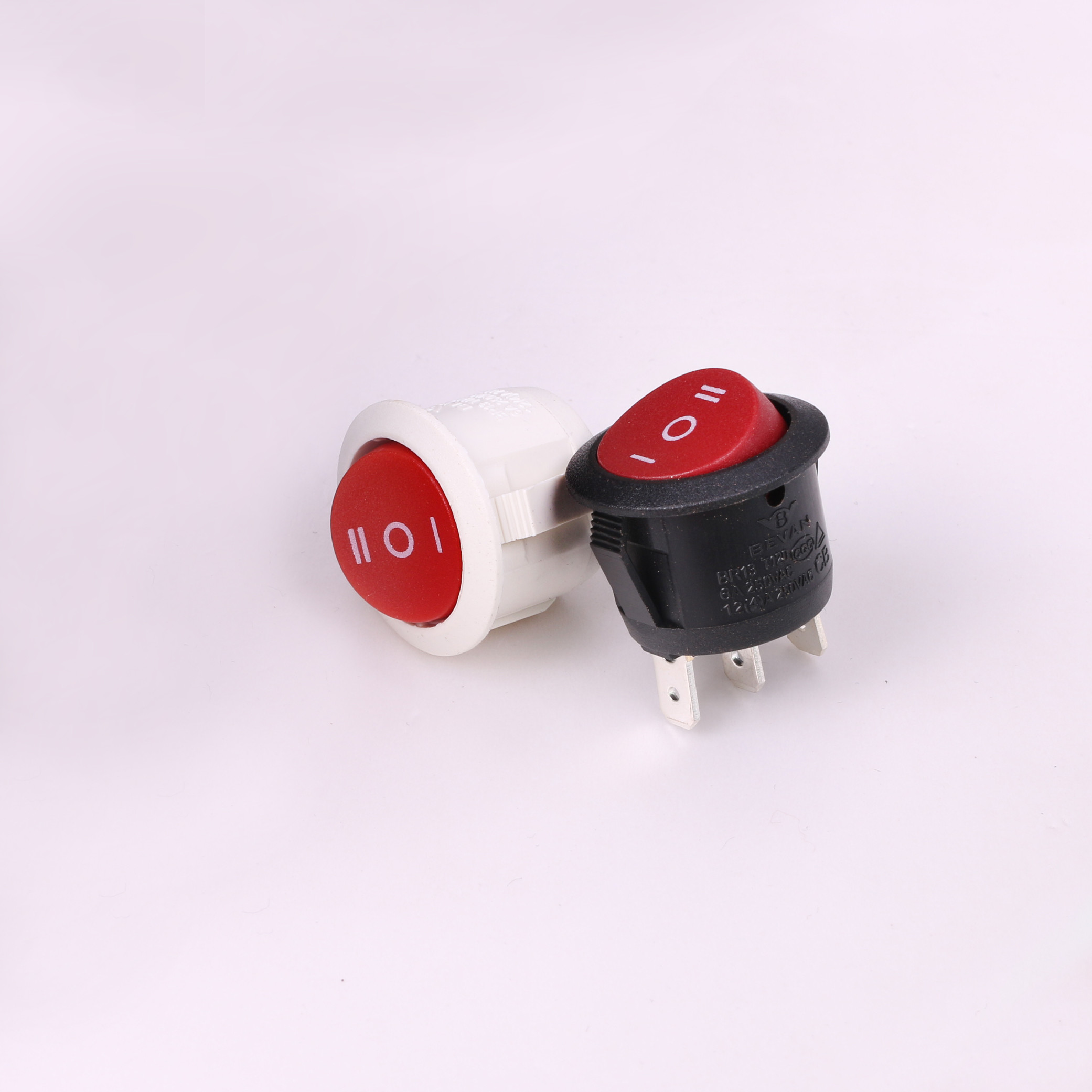 Single Pole Single Throw Rocker Switch On Off On 1A250V Fire Resistant