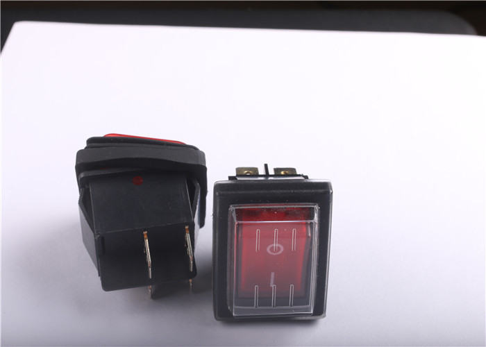 Small 16A T100 Waterproof Rocker Switch 100M Ω Insulation Resistance ...