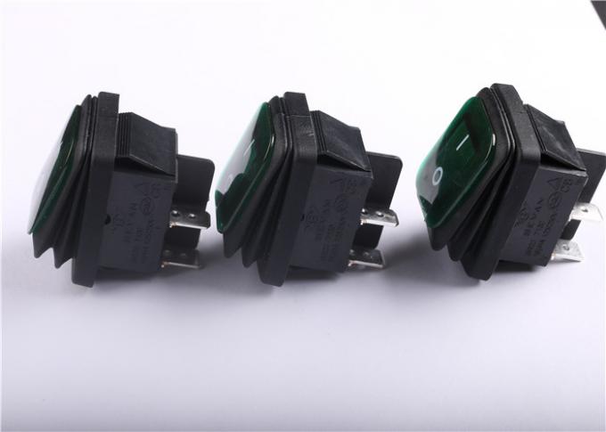 KCD4-130FS 4 Pin Rocker Switch Replacement , Waterproof Lighted Rocker ...
