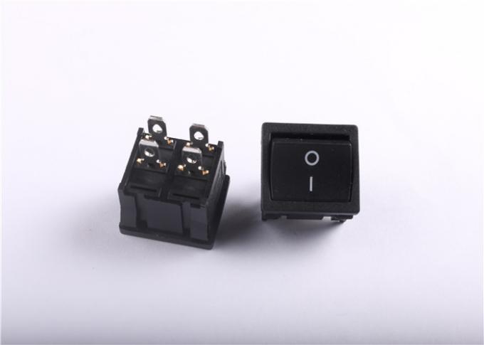 High Performance 4 Pin Rocker Switch , High Amp Rocker Switch 10A 250V AC